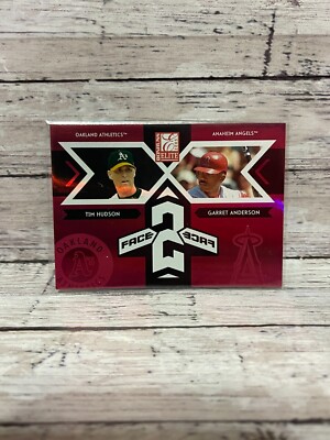 2005 Donruss Elite Face 2 Face Red #'d/750 - #FF12 Tim Hudson Garret ...