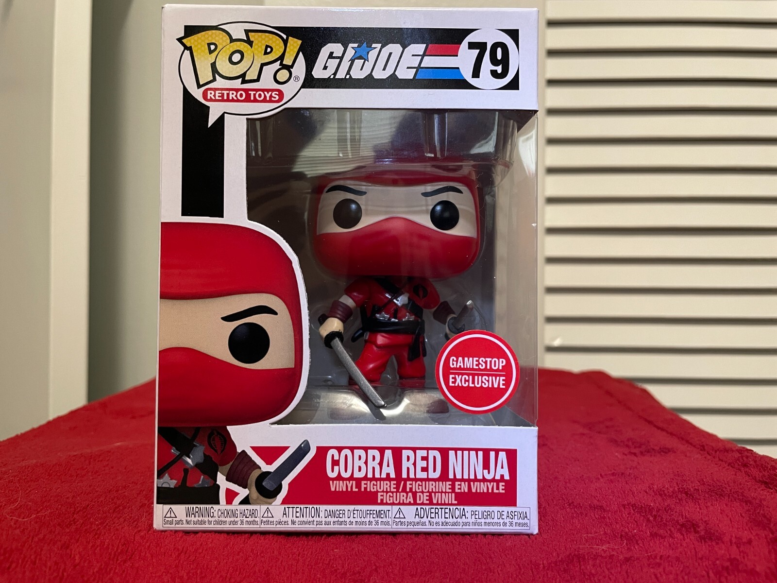 Funko POP Retro Toys G.I. Joe Cobra Red Ninja #79 - GameStop Exclusive | eBay