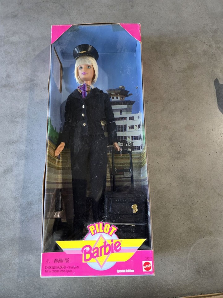 Rare 1999 Pilot Barbie Doll Special Edition, Mattel #24017 New In Box ...