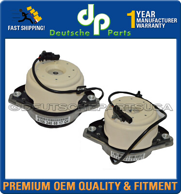 Mercedes W166 W292 Engine Mount LEFT + RIGHT 166 240 6817 166 240 65 17 ...