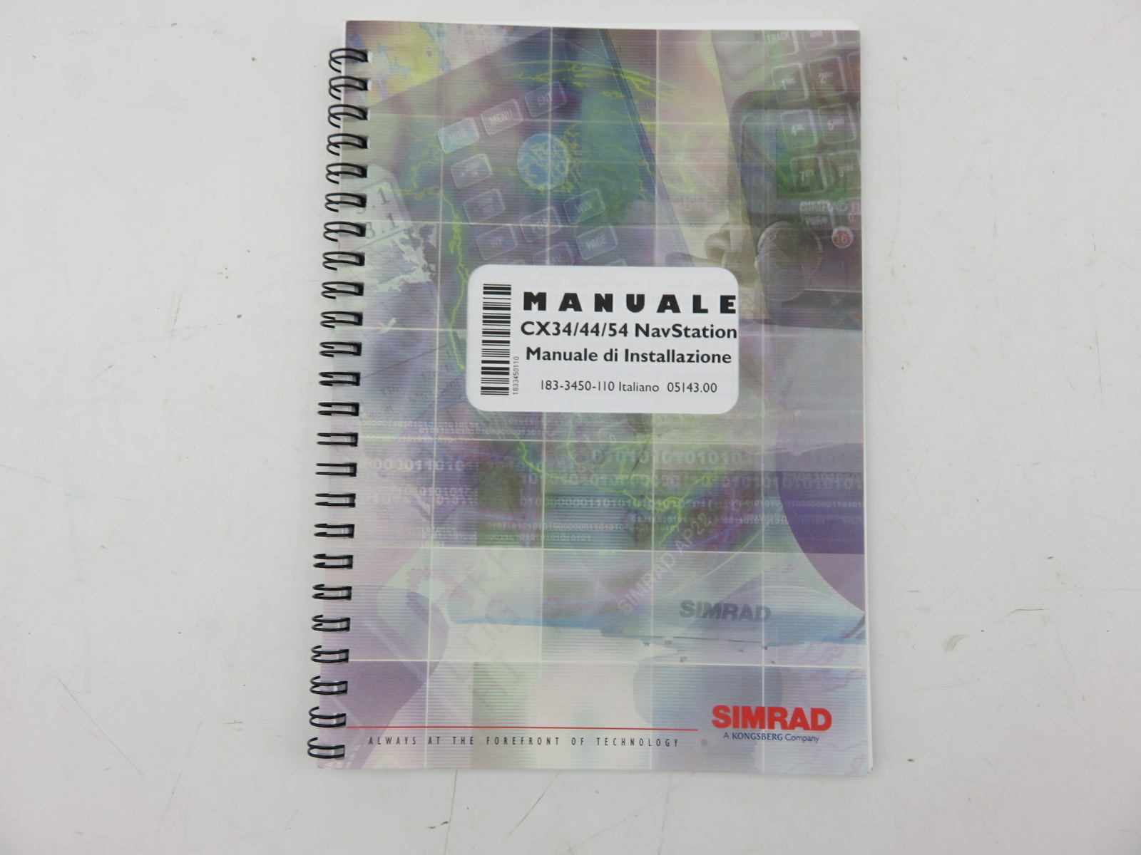 Simrad CX34 CX44 CX54 Installation and User Manual / Manuale di Installazione | eBay