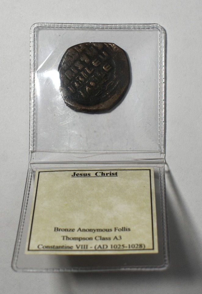 Jesus Christ Coin Anonymous Follis Constantine VIII 1025-1028 ...