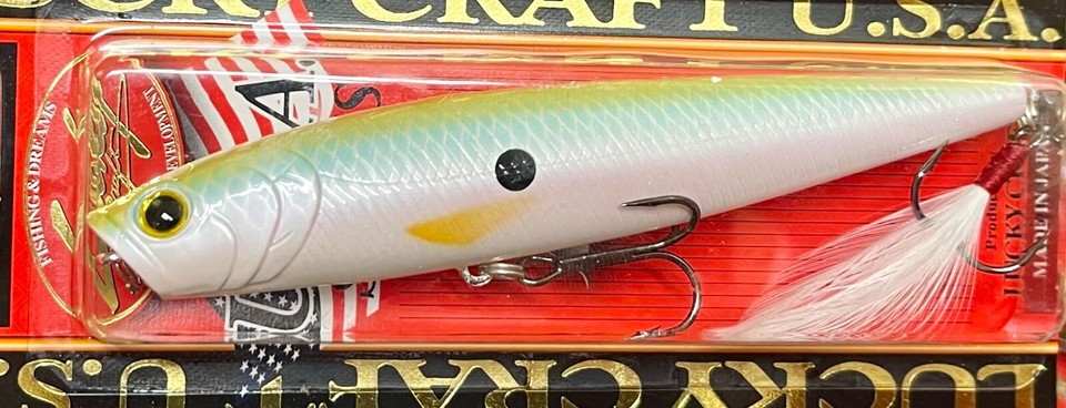 LUCKY CRAFT Gunfish 115 Topwater 4 1/2” 3/5oz Walking Pencil Popper ...