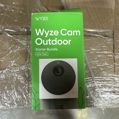 Wyze WVOD1B1 Wireless Outdoor Security Camera Starter Bundle #7608 | eBay
