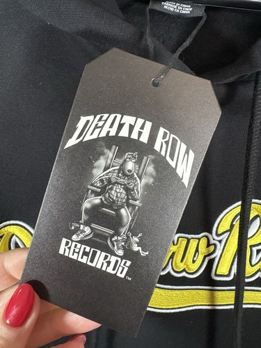 Death Row Records Hoodie Mens XL Stitched Embroidered Officially ...
