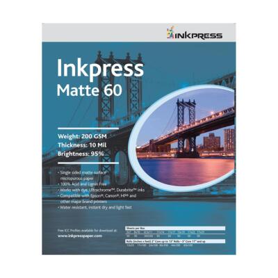 Inkpress 60 Matte Photo Paper (4x6"), 100 Sheets #PP6046100 | eBay