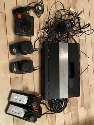 Atari 7800 Console Bundle with 8 games and 5 controllers | eBay