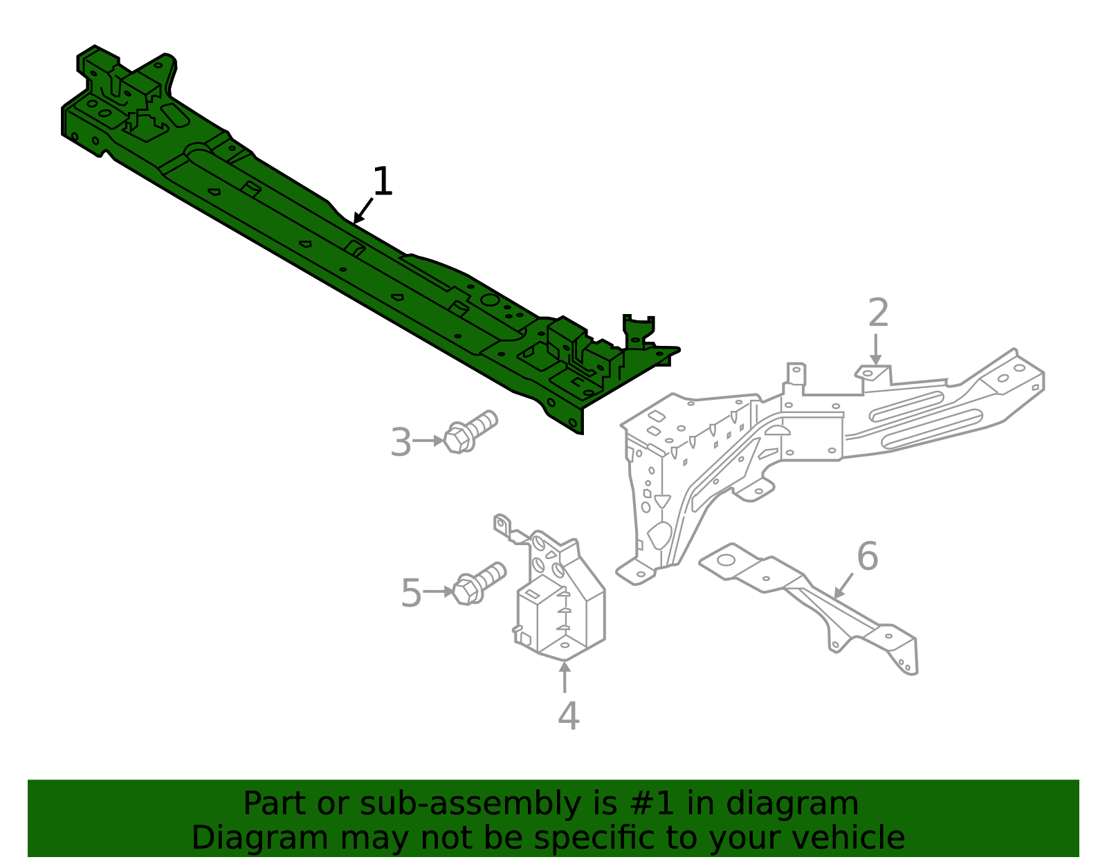 2020 VOLVO XC40 RADIATOR SUPPORT UPPER TIE BAR BRACKETS 32297098 for ...