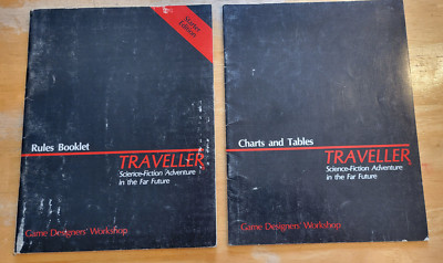 1983 TRAVELLER RPG Set Sci-Fi Roleplaying GDW Game Designer's Workshop ...