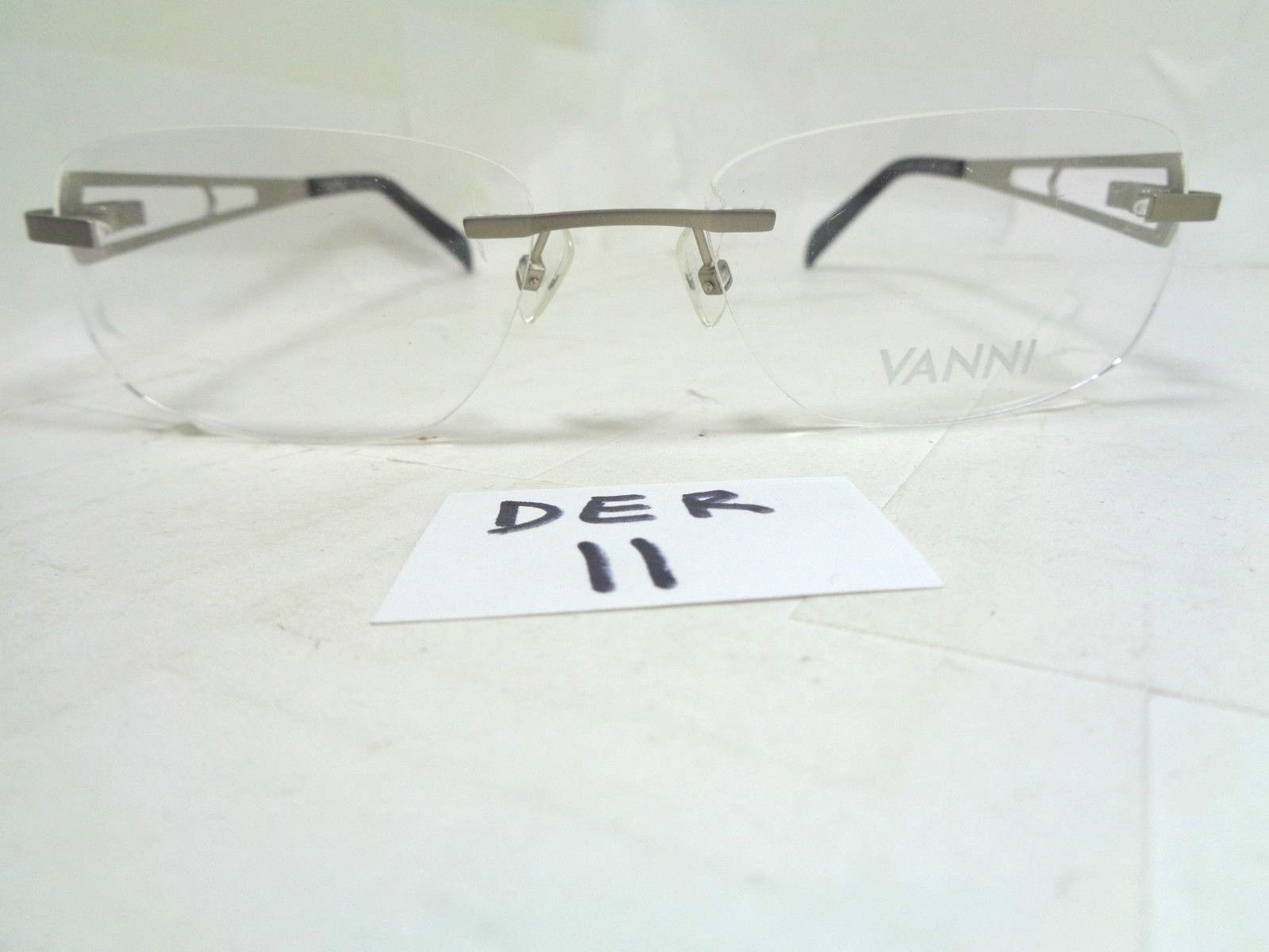 New VANNI Eyeglasses V8352 C100 Rimless Italy (DER-11) | eBay