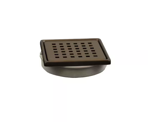 Everbilt Watershield Shower System 4 in. Bronze Square Grid Drain Grate ...