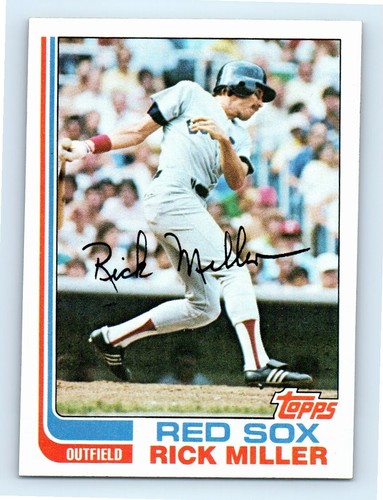 1982 Topps Rick Miller Boston Red Sox #717 | eBay