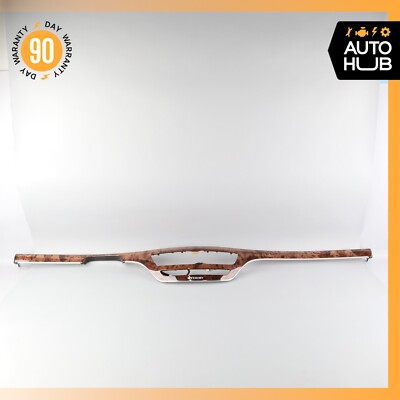 10-13 Mercedes W221 S400 Center Dashboard Dash Trim Molding Wood ...