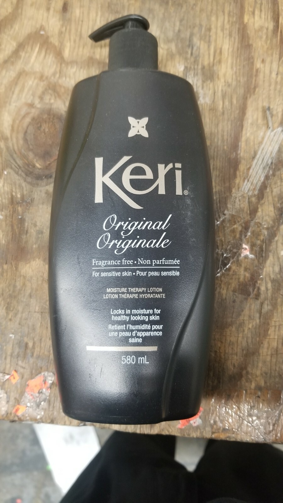 Keri Original Dry Skin Lotion Black fragrance free for sensitive skin ...