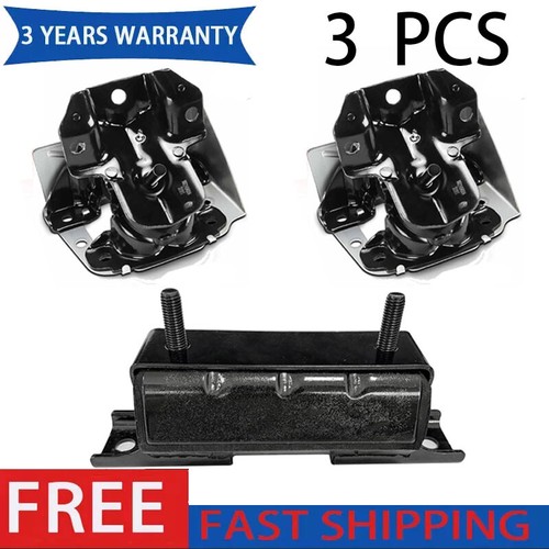 Set of 3 Engine Mounts For 2007-13 Chevy Silverado 1500 GMC Sierra 1500 ...