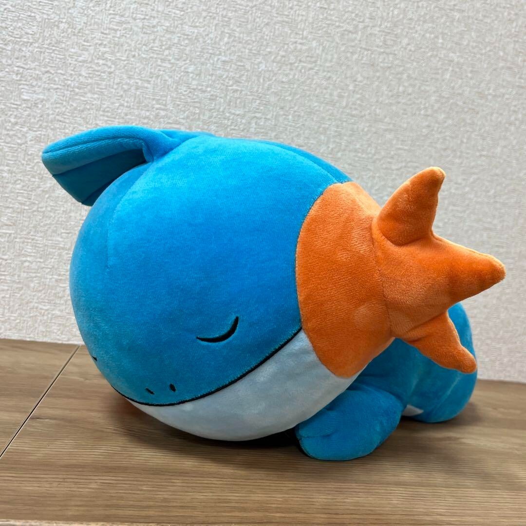 Pokemon Center Original Sleeping Mudkip Suyasuya BIG Plush Doll Stuffed ...