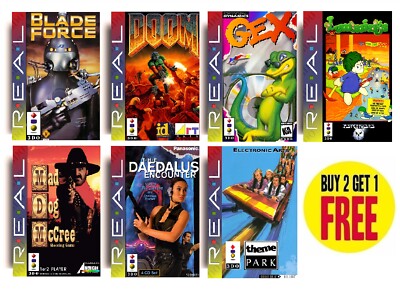A4 RETRO PANASONIC 3DO GAME POSTERS COLLECTION Print Wall Decor Fan Art ...