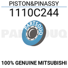 1110C244 Genuine Mitsubishi PISTON&PINASSY | eBay