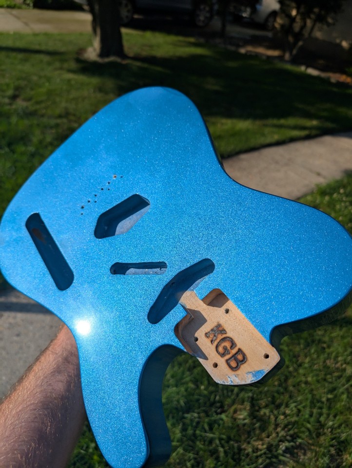 Metallic Blue Telecaster Body | eBay