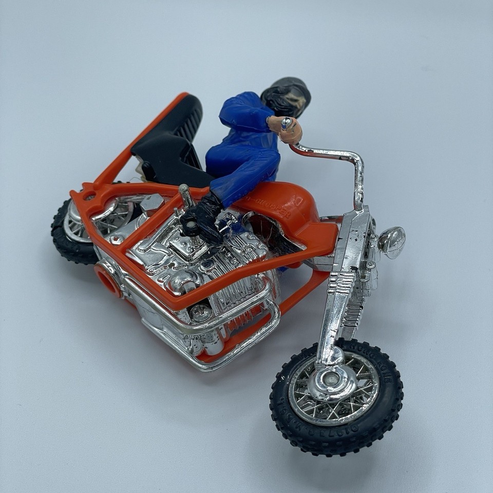 TTP Stunt Cycle Turbo 1973 Kenner GMFGI Turbo-O-Duster AS IS Orange ...