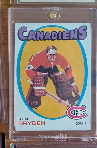 1971-72 TOPPS #45 KEN DRYDEN ROOKIE CARD Great Condition Take a Look | eBay