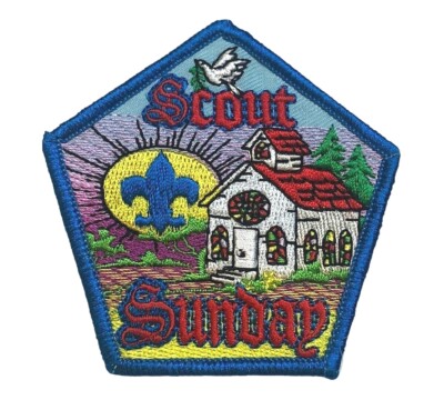 BSA Licensed Boy Scout Sunday 3 Inch Patch AVAB0088 F2D31II | eBay