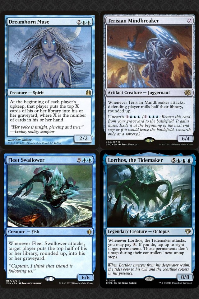 The Mindskinner MILL Commander Deck EDH MTG Magic Ready-to-Play Blue | eBay