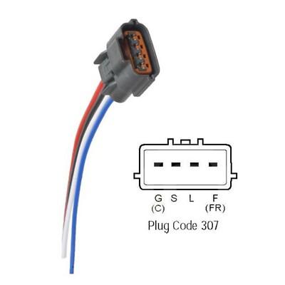 Alternator Pigtail 4 wire Connector 2004-12 Galant 2.4L, 2006-12 ...