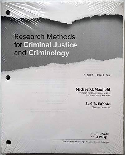 Research Methods for Criminal Justice and Criminology, Loose- - VERY ...