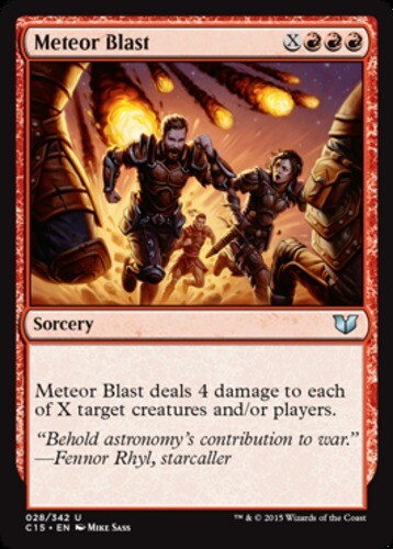 4x Meteor Blast NM-Mint, English Commander 2015 MTG Magic | eBay