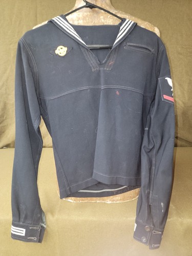 WWII US Navy Uniform Top with Ruptured Duck and Shipfitter Patch | eBay