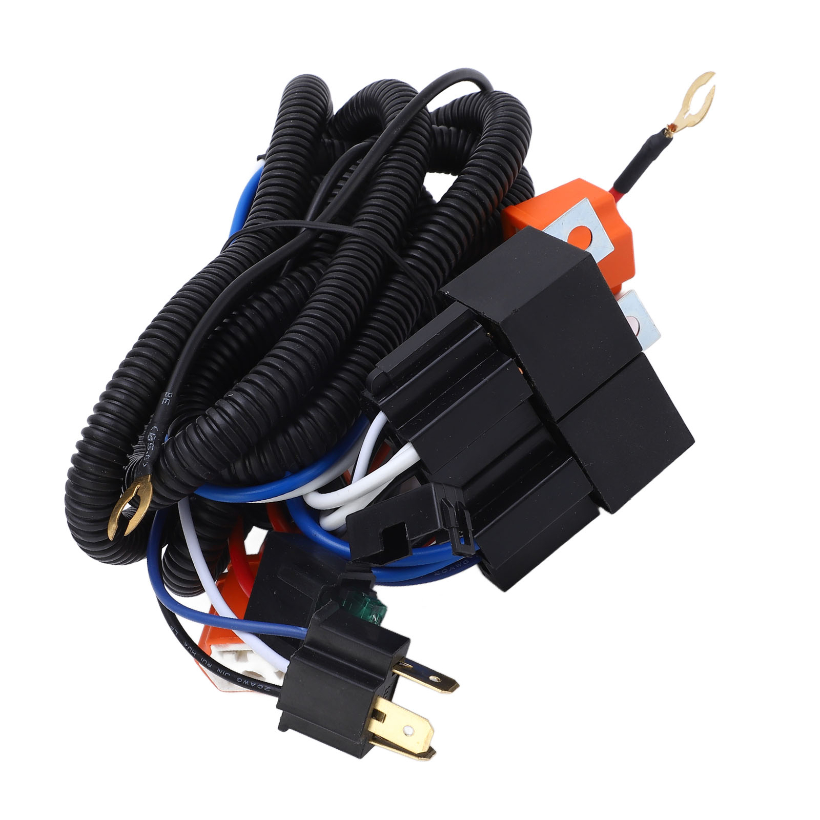 H4 Negative Headlight Relay Conversion Harness High Stability For H6054 ...