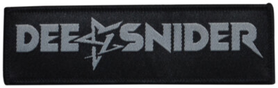 DEE SNIDER - Logo - 10 cm x 3 cm - Patch - 167084 | eBay.de