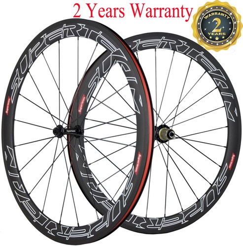 Superteam 50mm Clincher Wheels Road Bike Cycling Bicycle Wheelset 700C ...