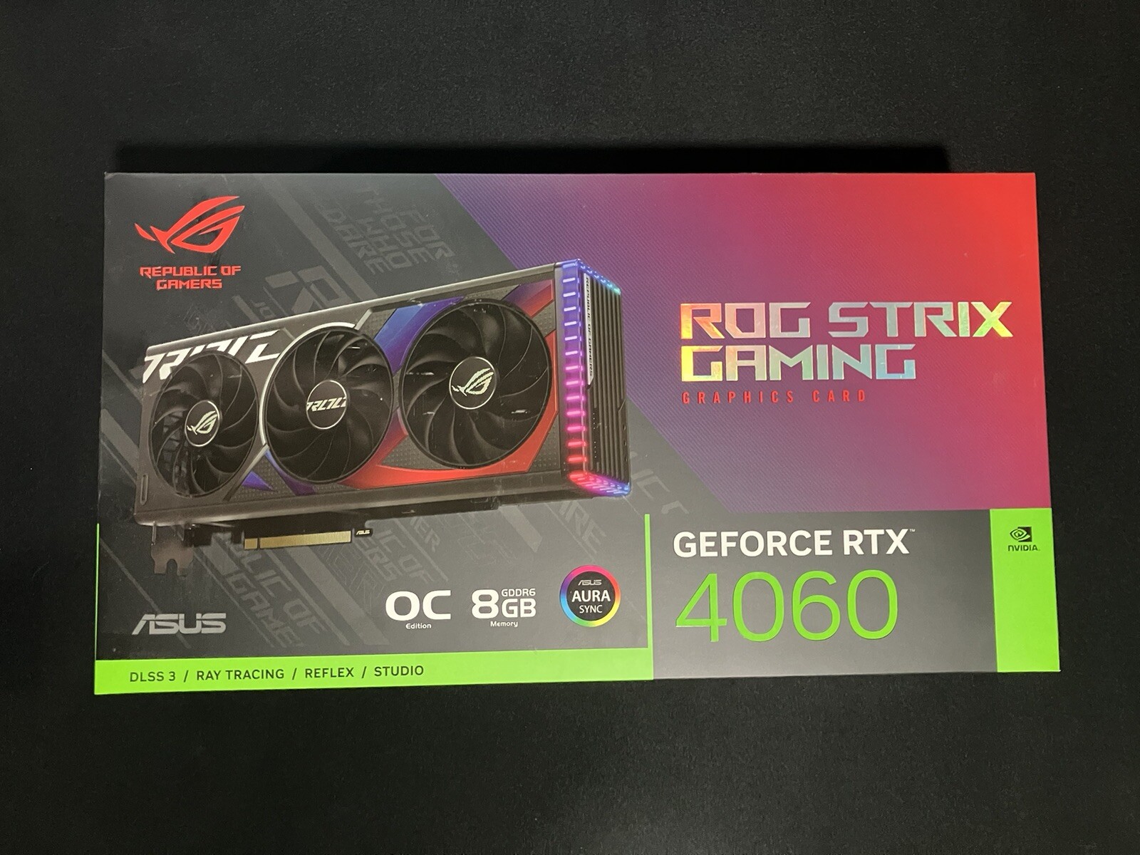 ASUS ROG STRIX GeForce RTX 4060 8GB GDDR6 Graphics Card - ROG-STRIX ...