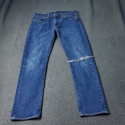 Levis 510 Ripped Jeans Mens 32x30 Tag Blue Distressed y2K Streetwear ...
