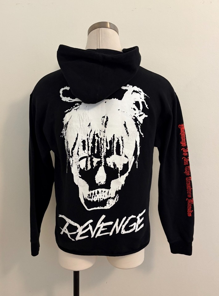 Juice WRLD x Revenge Legends Never Die Hoodie Sweatshirt Black (size: M ...