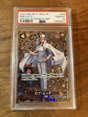 PSA 10 Rob Lucci SP OP09 Special Card One Piece New Emperor Rare Japan ...