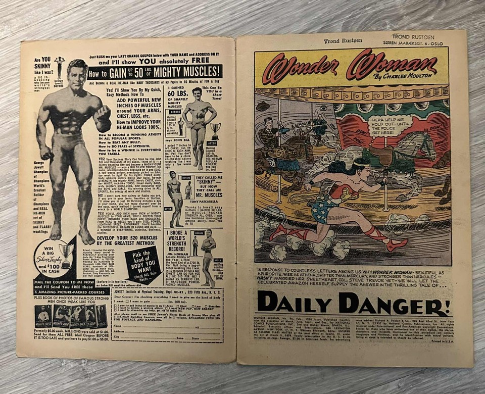 Wonder Woman #96 1958 - Classic cover - Golden age no reserve - READ! (relisted) | eBay