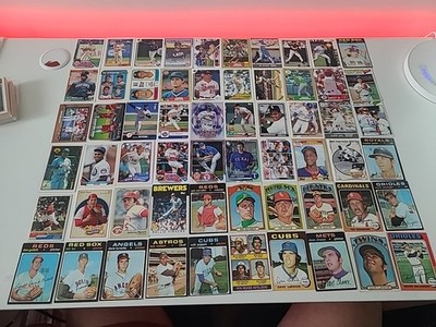 Lot Of Over 120 Vintage And Modern Baseball Cards, HOFs, STARS, ROOKIES ...