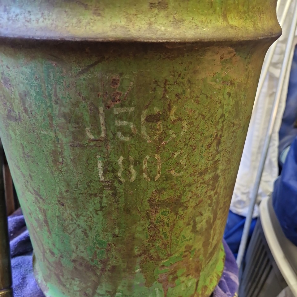 Vintage Castrol Oil Dispenser Drum Can Garage Forecourt SAE Hand Pump ...