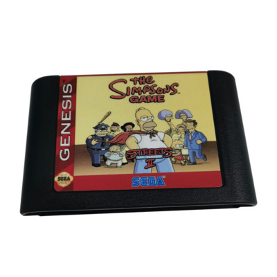 🍩 The Simpsons in Streets of Rage 2 – SEGA Genesis / Mega Drive 16-Bit ...