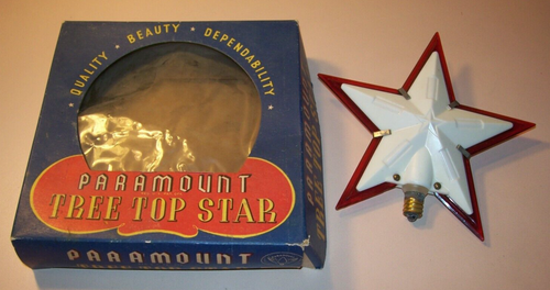 Vintage Paramount Tree Top Star #735, Tested & Working | eBay