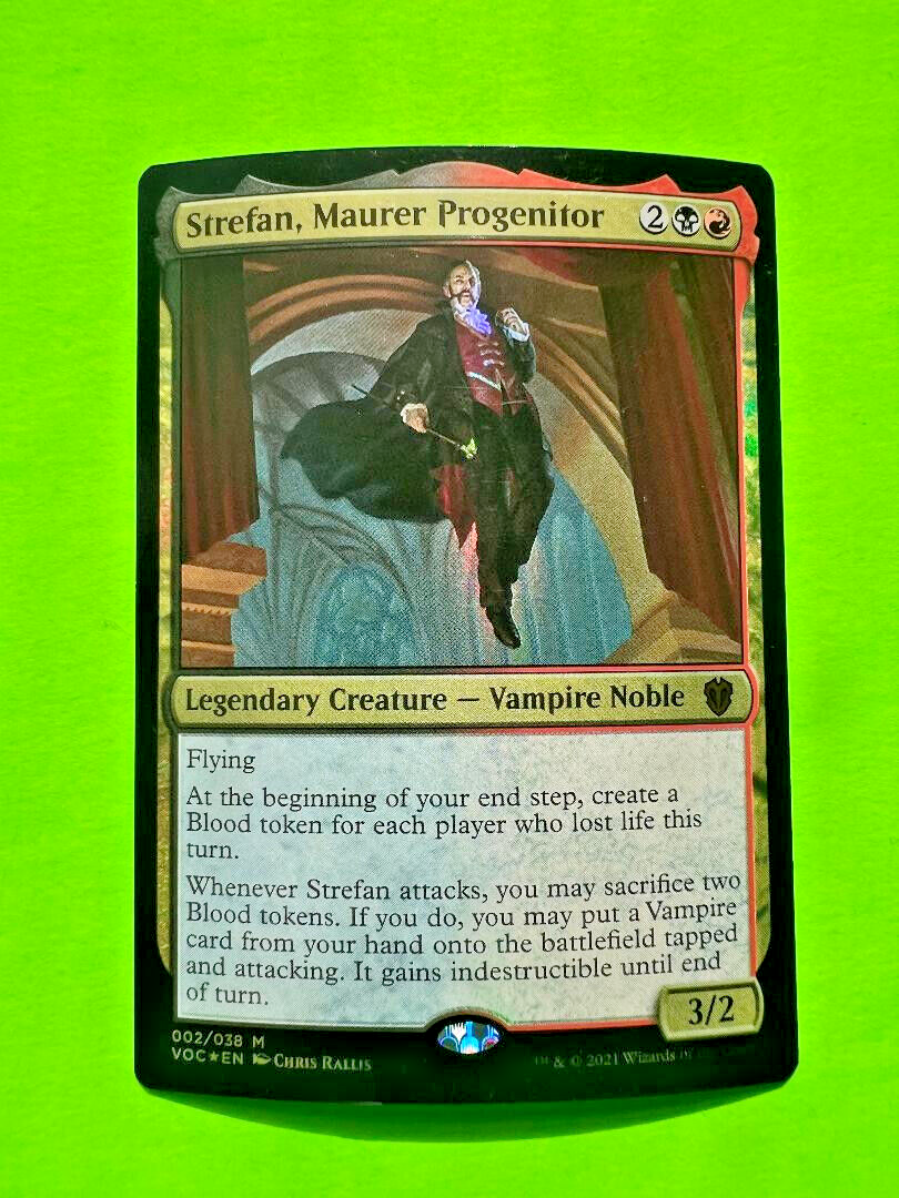 MTG Strefan, Maurer Progenitor - Commander Innistrad Crimson Vow FOIL ...