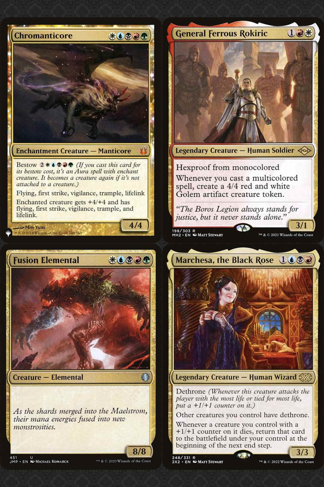 Jared Carthalion Commander Deck Magic MTG Ready-to-Play 5 Color ...