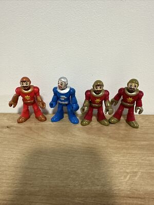 FP Imaginext Red Castle Knight w/ Sun Crest Fisher Price Figure Lot of ...