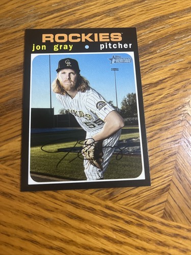 2020 Topps Heritage #151 Jon Gray Colorado Rockies | eBay