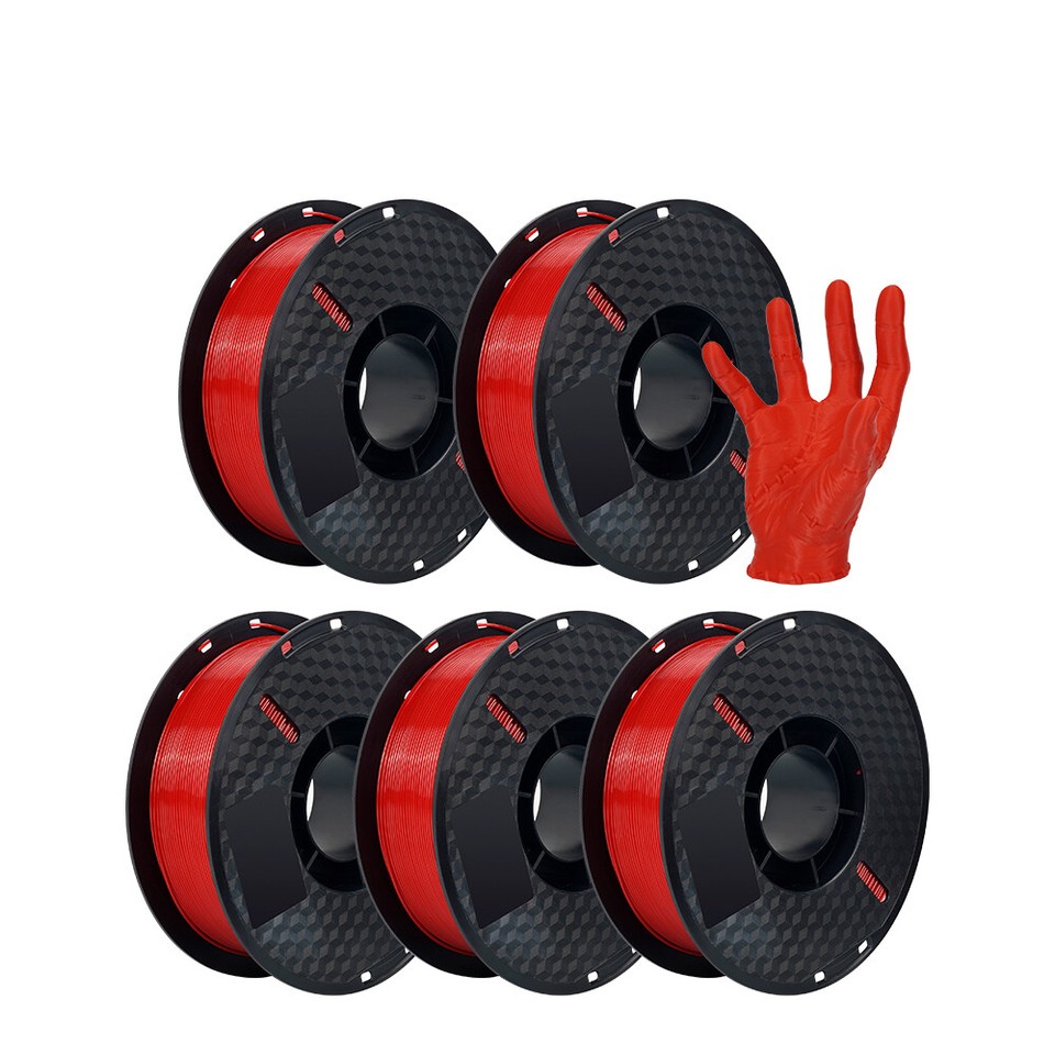 5KG 3D Printer Filament PETG PLA Matte 1.75 mm Bundles Spools 1KG Roll ...