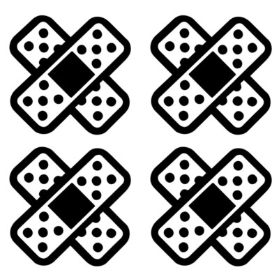 Band aid damage drift Hoonigan Bumper Car Window Vinyl Decal sticker | eBay
