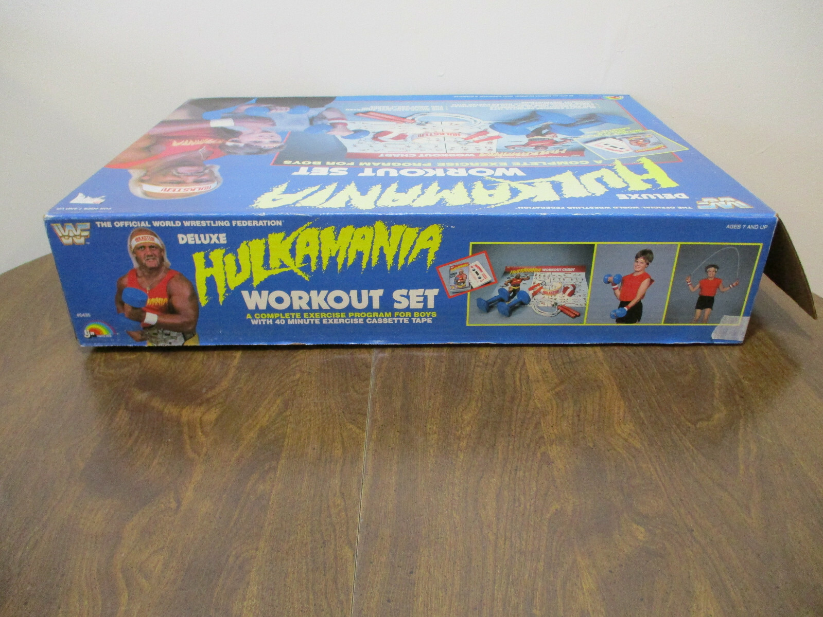 Vintage 1985 Deluxe HULKAMANIA LJN Workout Set WWF Hulk Hogan ...